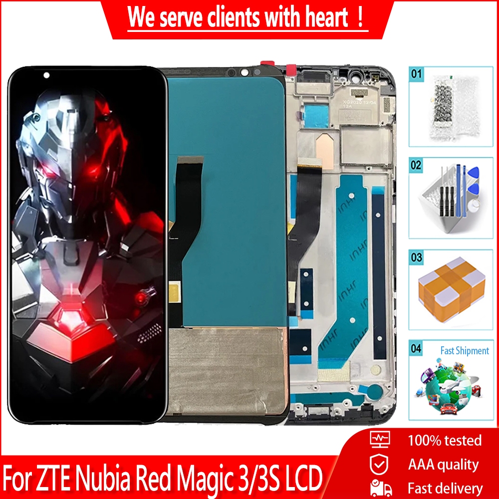 Original Display For ZTE Nubia Red Magic 3 NX629J LCD Touch Screen ...