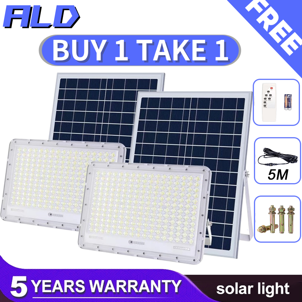2000W Solar light BUY 1 TAKE 1 4 in 1 LED outdoor waterproof lampu ...