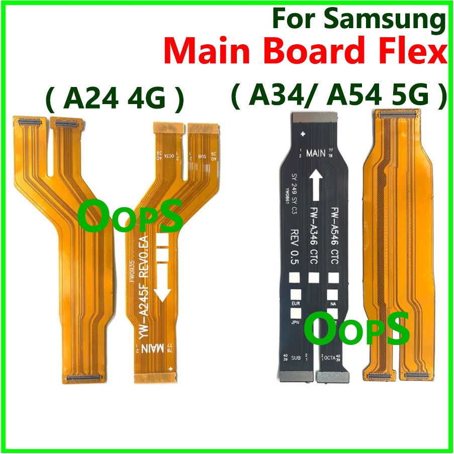 New Main Board connector Flex For Samsung Galaxy A24 A34 A54 A245F A345 A546 USB Board LCD ...