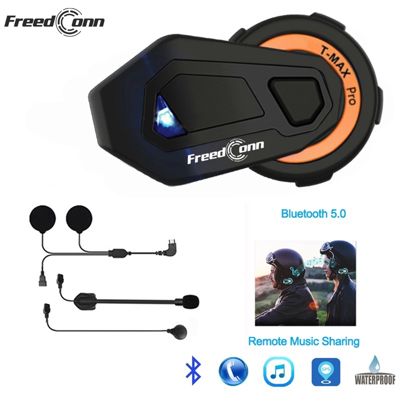 Freedconn T-max Motorcycle Intercom Helmet Bluetooth Headset 6 Multi ...