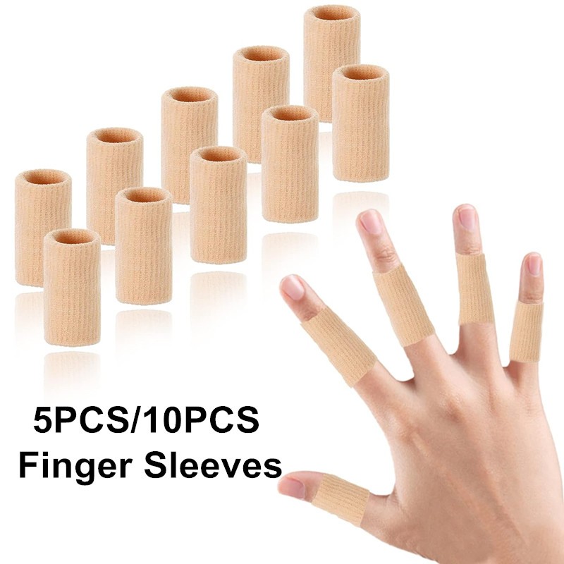 5 PCS/10 PCS Finger Protectors Sleeves, Finger Compression Sleeve for ...