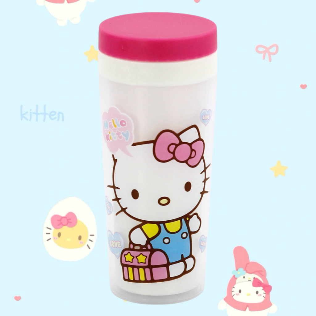 Cute sanrio double drinking cup Cinnamorol/Kuromi/Pom Pom Purin/Melody ...