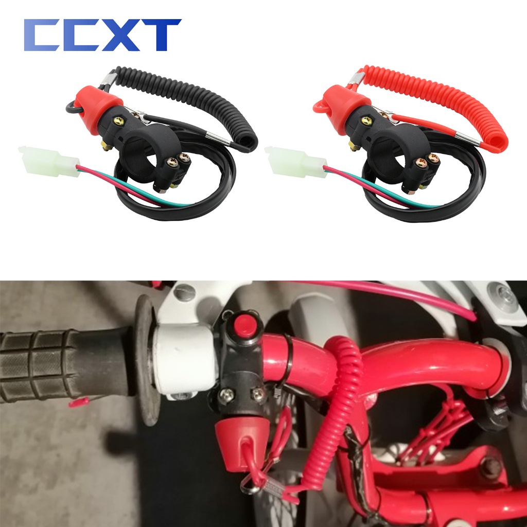 Motorcycle ATV Boat Outboard Engine Motor Kill Stop Switch Safety ...