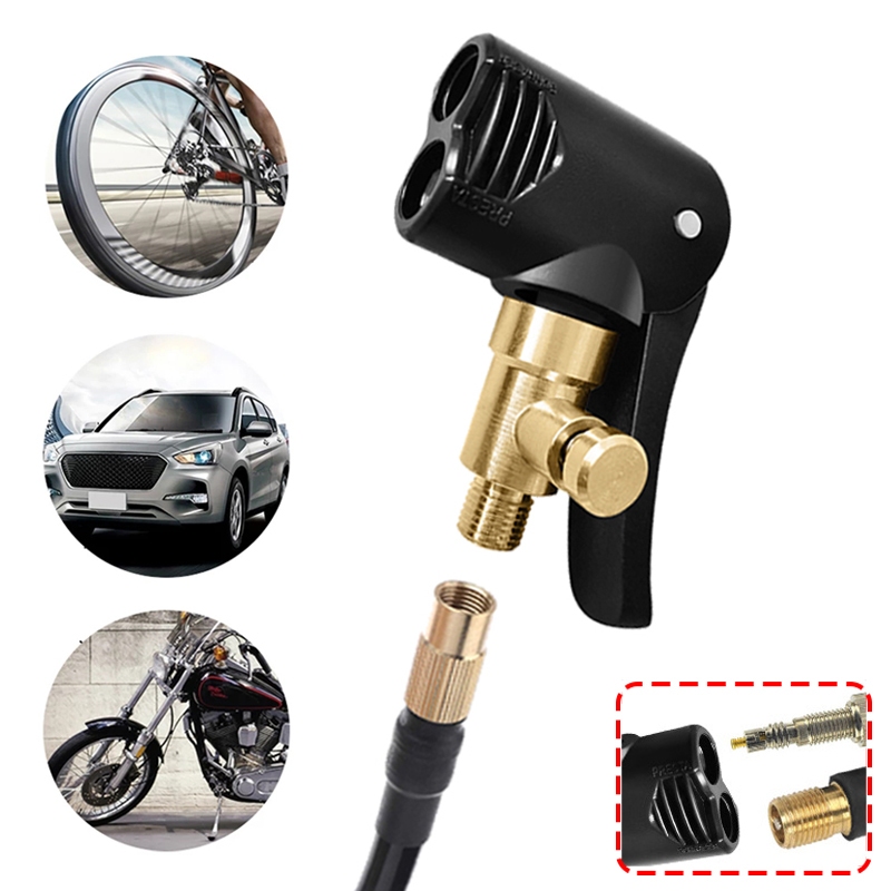 Tire Inflator Valve Connector Car Motorcycle Bicycle Tire Valve Nozzle ...