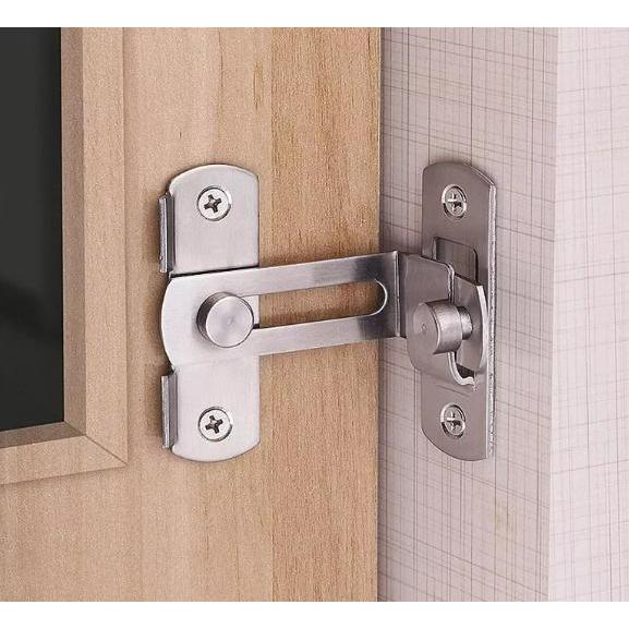 Flip Door Latch 90 Degree Stainless Steel Swivel Bolt Door Latch Slug ...