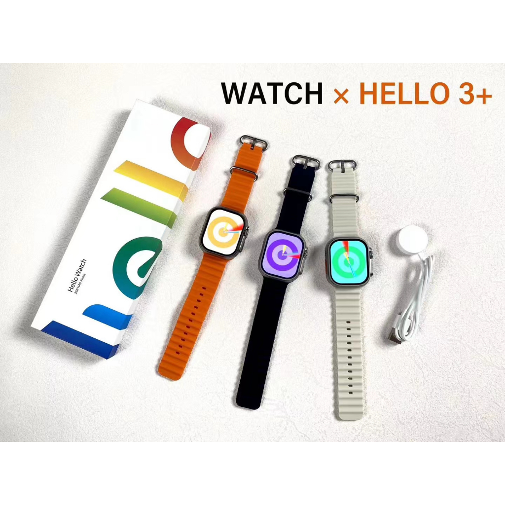 2024 New Hello Watch 3+ Plus ULTRA2 Amoled Screen Smart Watch Bluetooth ...