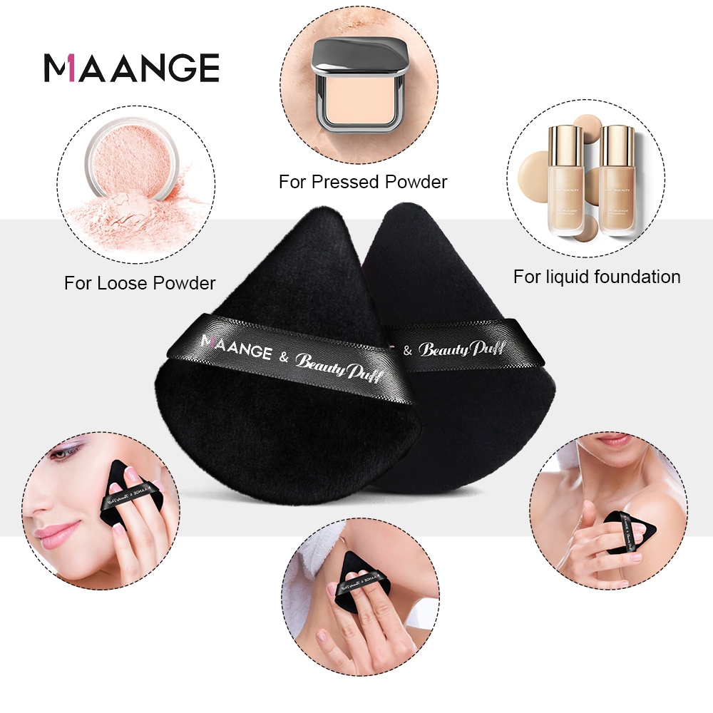 MAANGE 5Pcs Makeup Sponge Puff Soft Skin-friendly Triangular Cosmetic ...