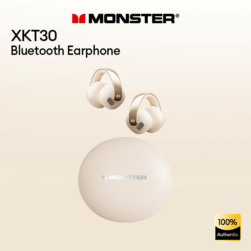 Monster XKT30 Bluetooth Earphone HD CallSmart touch HIFI Surround Sound ...