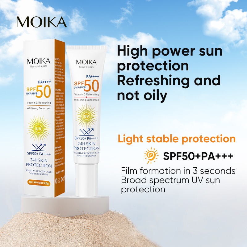 MOIKA Sunscreen, long-lasting, contains Vitamin c, broad spectrum SPF ...