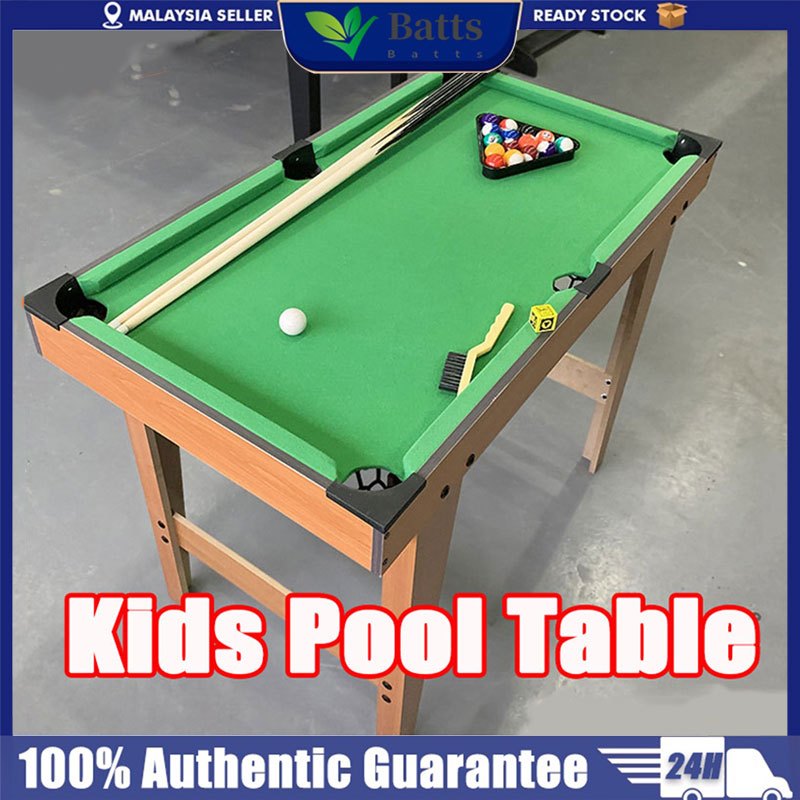 Mini Billiard Table for Kids Wooden with Tall Feet Pool Table Set Taco ...