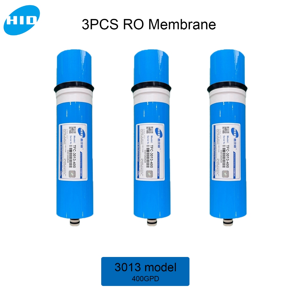HID 400gpd RO Membrane 3pcs 3013 400 GPD Reverse Osmosis Water Filter ...