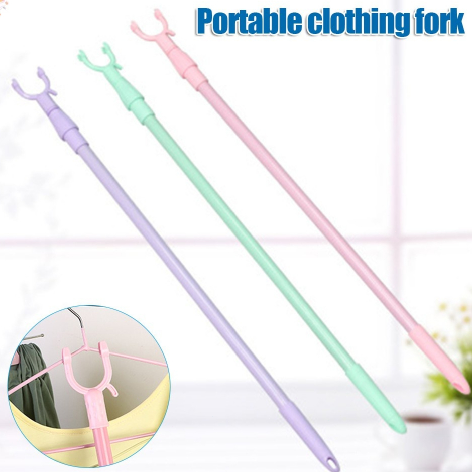 new Balcony fork pole the hangers for clothes pole retractable pole ...