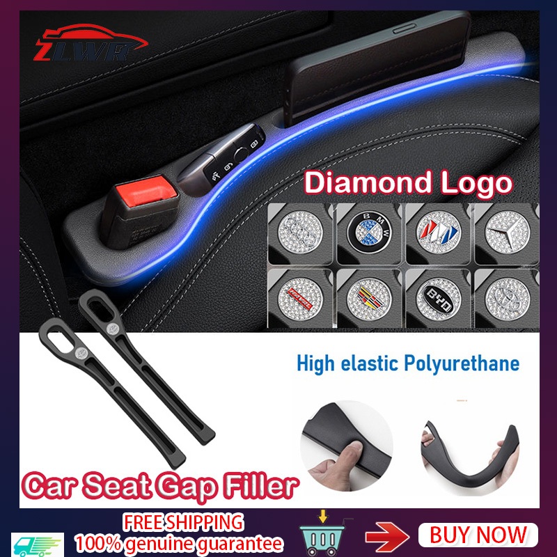 ZLWR Car seat gap filler, seat belt plug, seat side leak-proof gap plug ...