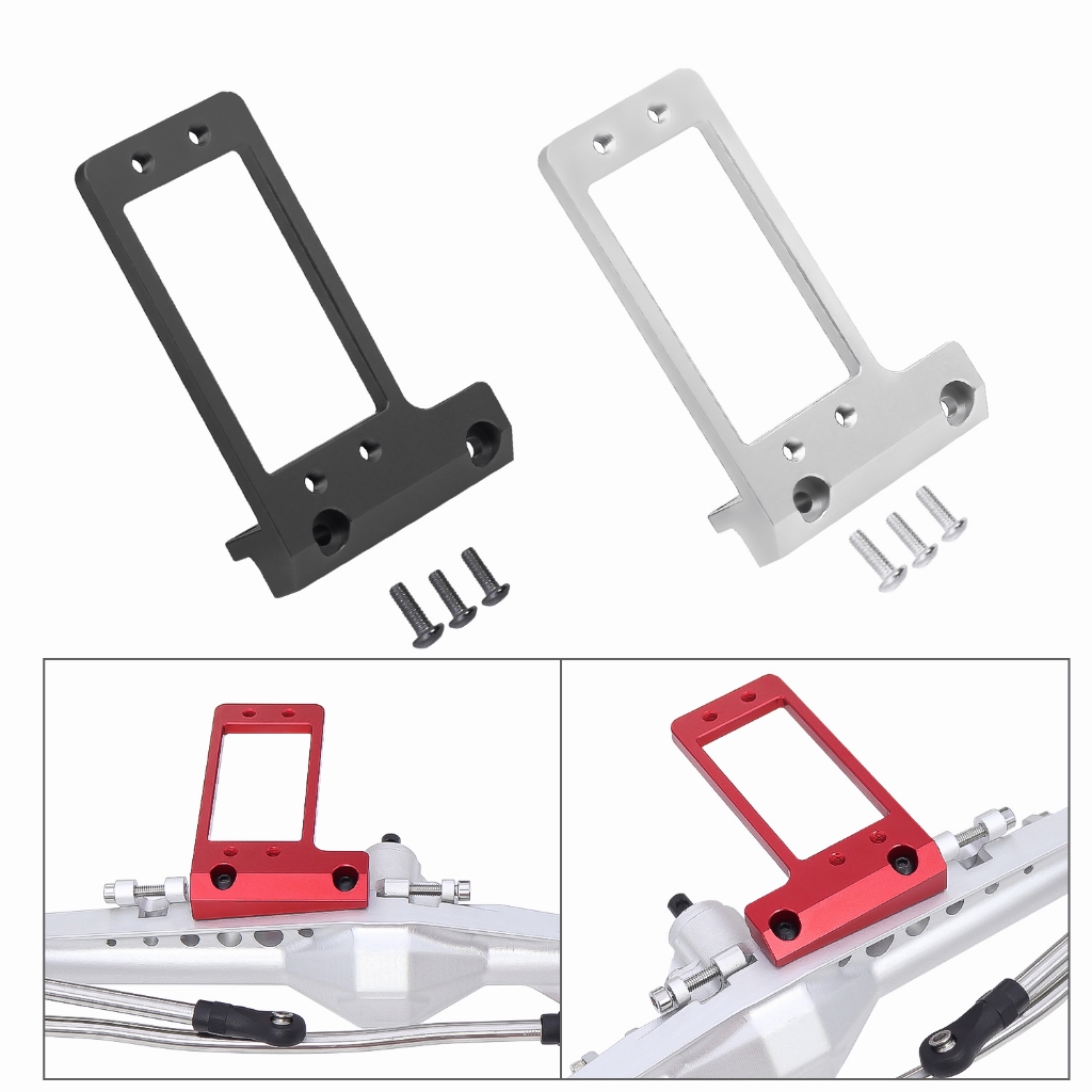 CNC Aluminum LCG Front Axle BAT Servo Mount For 1/10 RC Crawler Car VP ...