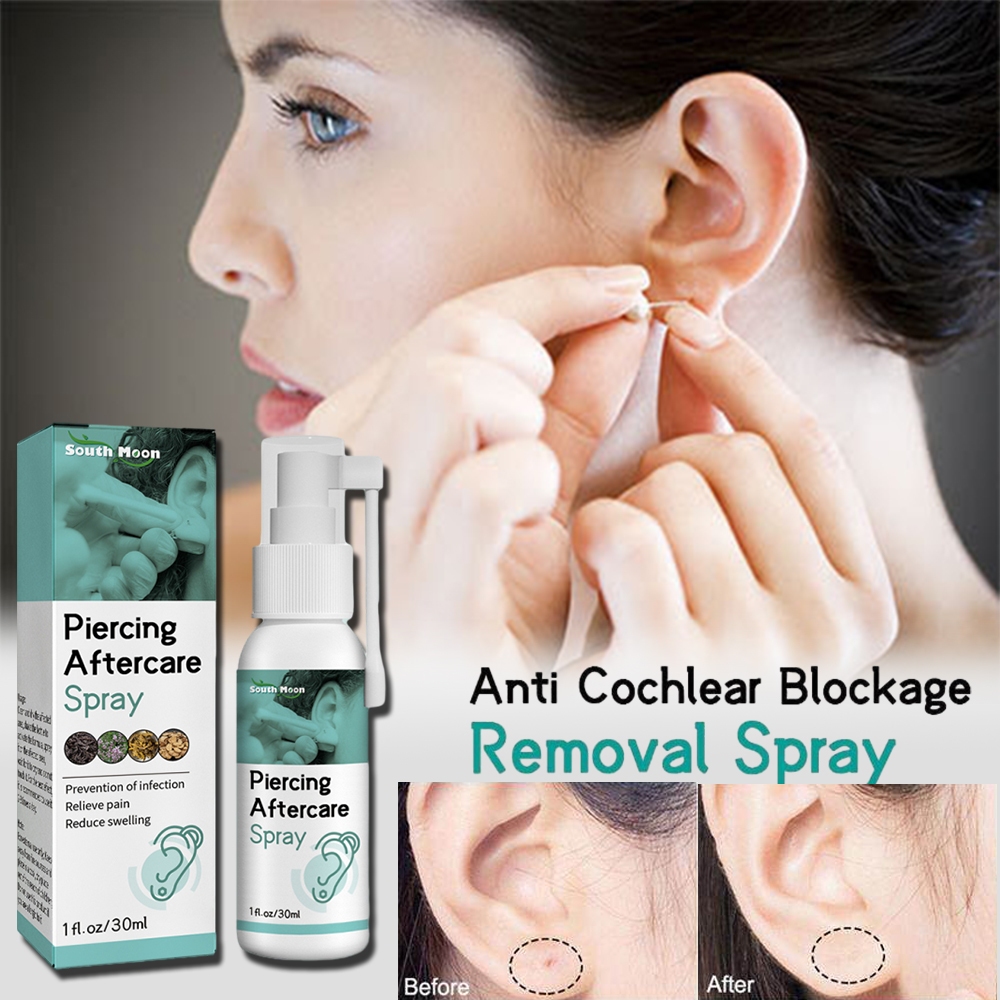 Piercing Aftercare Spray Effective Earring Hole Cleaner SolutionEar ...