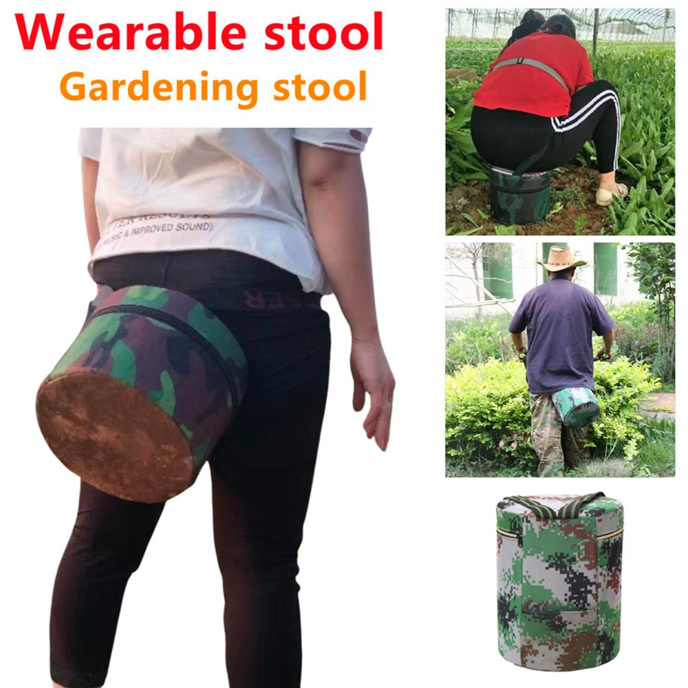 (NEW EPP Foam) Wearable Gardening Stool Lazy Chair Outdoor Small ...