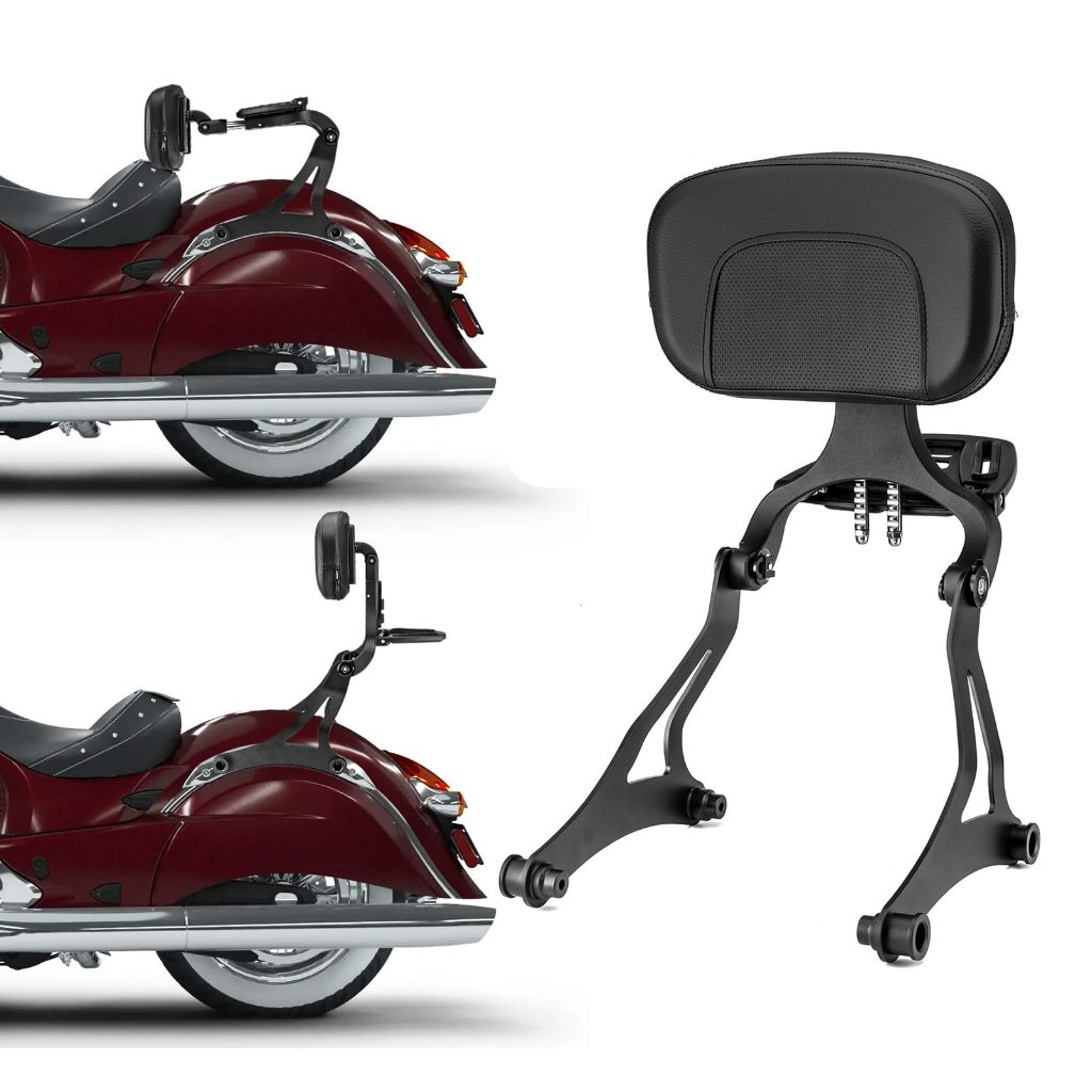 Adjustable Multi Purpose Passenger Driver Backrest Sissy Bar Compatible ...