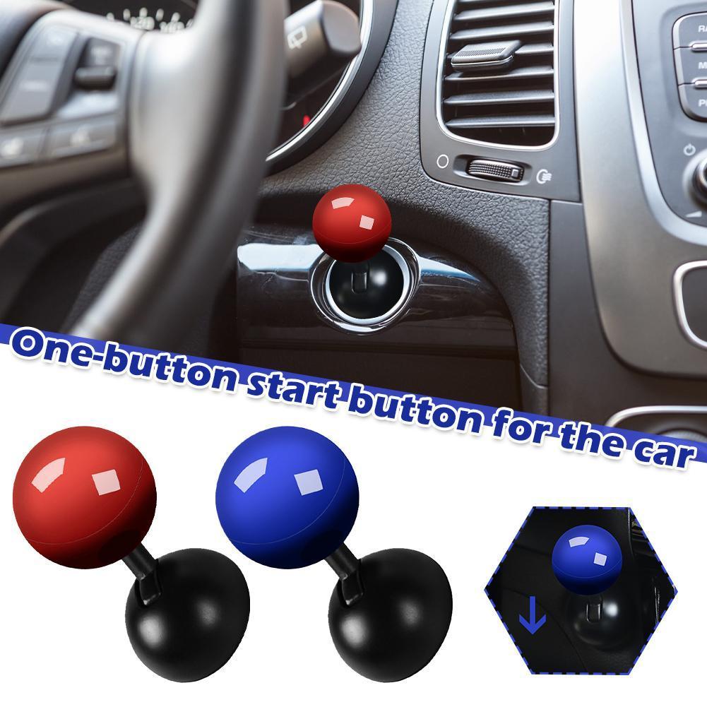 Car One-button Start Lever Ignition Engine Push Button Bar Interior ...