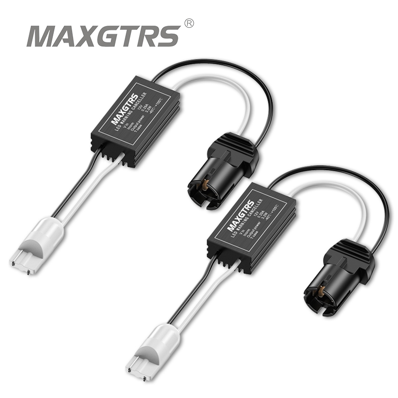 MAXGTRS 2x Plug-In-Play Car LED Warning Canceller Decoder 501 T10 W5W ...