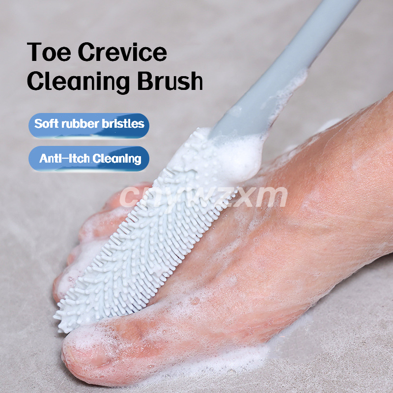 Foot Wash Brush Toe Crevice Soft Rubber Cleaner No Dead Skin ...