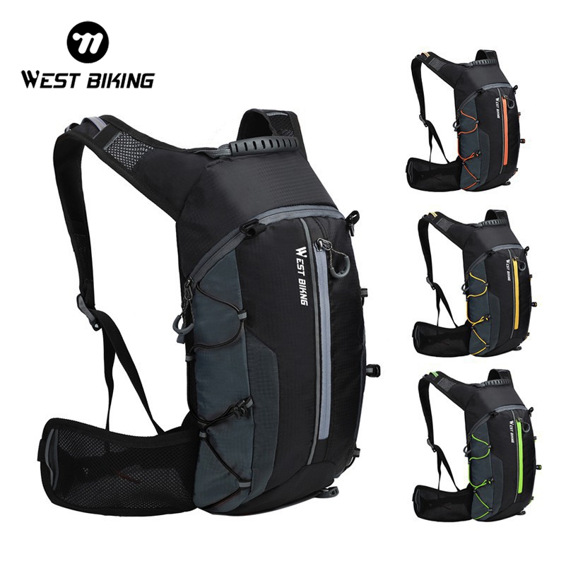 WEST BIKING Bicycle Bag 10L Ultralight Hiking Bag Waterproof Hydration ...