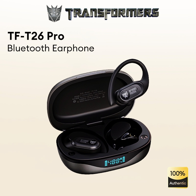 Transformers TF-T26 Pro Bluetooth Earphone HIFI Sound Quality HD Calls Low Latency Long Life ...
