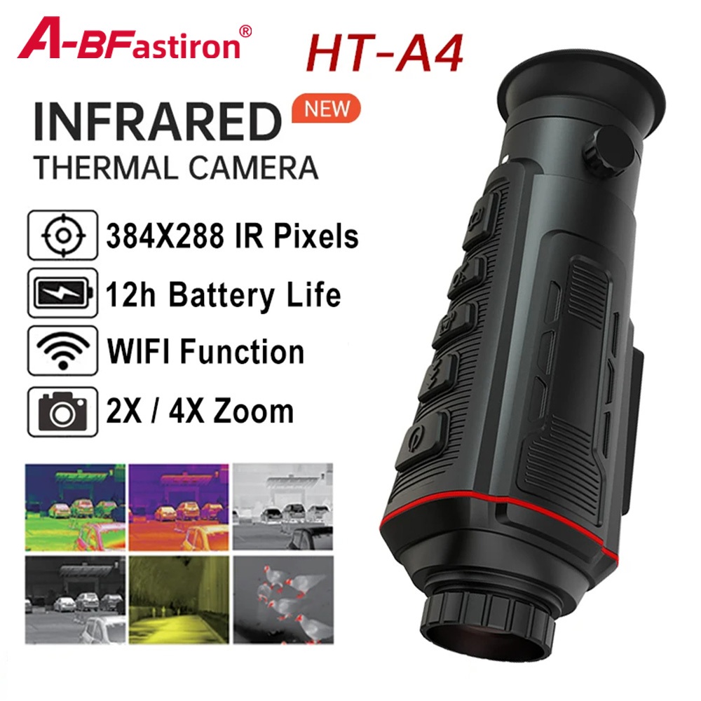 HTI HT-A4 Infrared Thermal Imager 384 * 288 Resolution 50Hz Imaging For Outdoor Observation ...