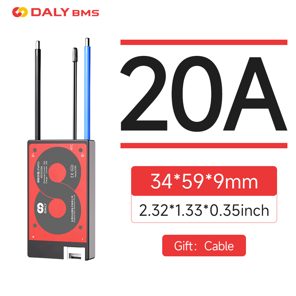 NEW KMS DALY Hardware BMS 3s 4s 7s 8s 10s 12s Li-ion LiFePO4 12V 24V ...