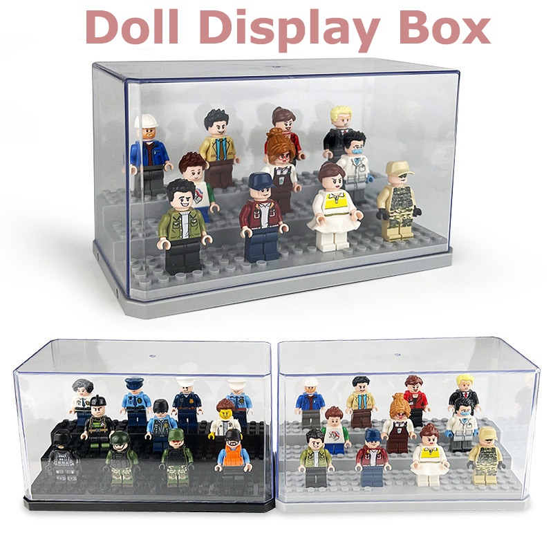 Display Box Transparent 3 Layers Display Case Transparent Dust Cover ...