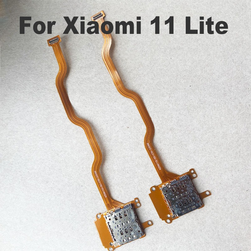 For Xiaomi 11 Lite Sim Card Reader Socket Flex Cable MI 11 Lite ...