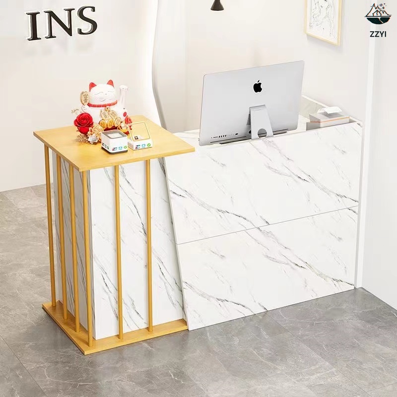 Cashier Counter Table Bar Table Front Desk Reception Office Table Meja ...