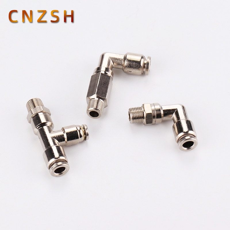 10 pcs alloy 6-01 truck Transmission air pipe joint high and low speed ...