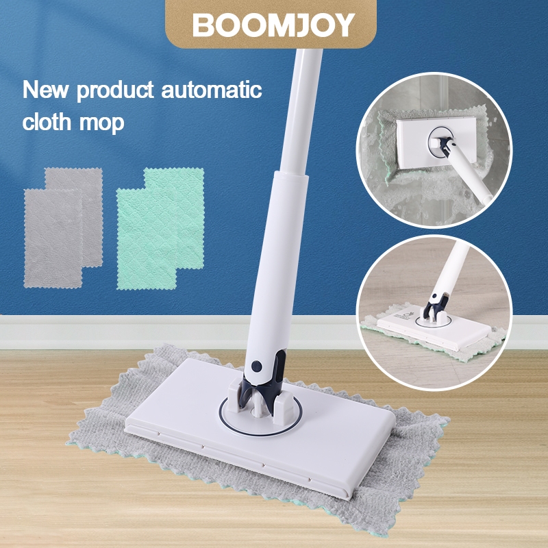 BOOMJOY 360° Rotating Lazy Automatic Cloth Changing Lazy Mop With ...
