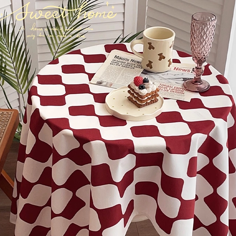 【Ready Stock】Alas Meja Ins Tablecloth Checkerboard Pattern Table Cloth ...