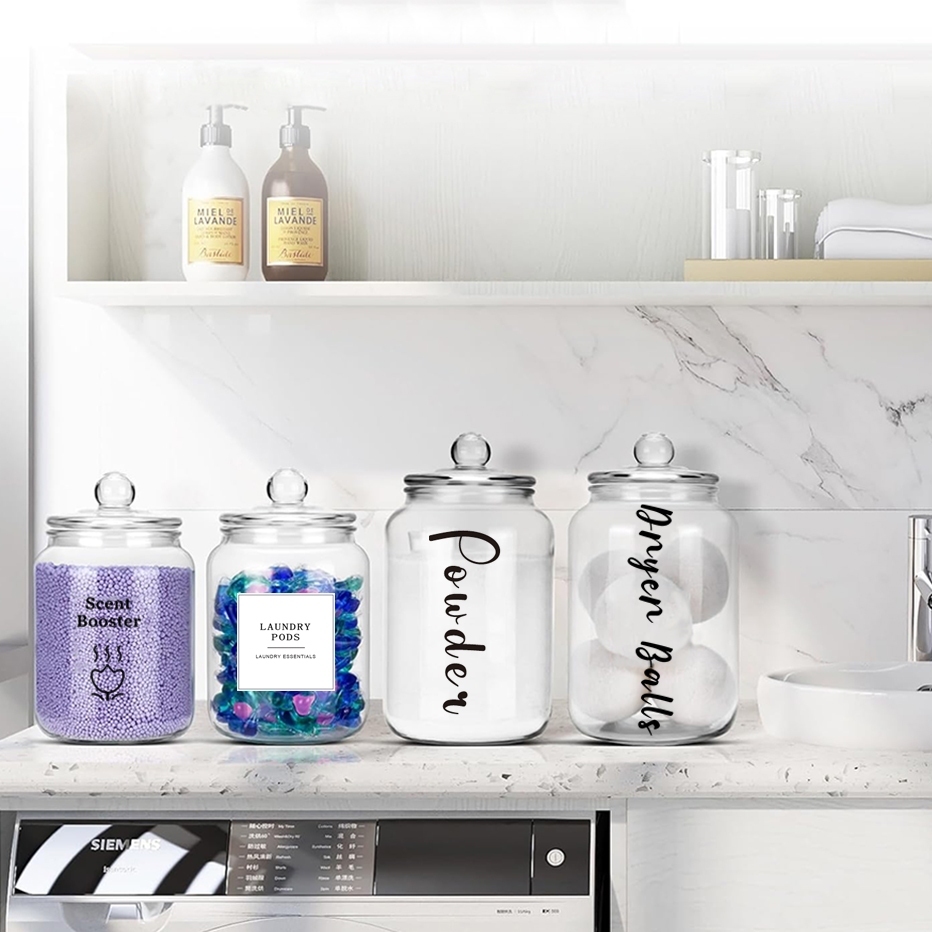 Minimalist Sticker Labels Detergent Laundry Label Toiletries Bathroom ...