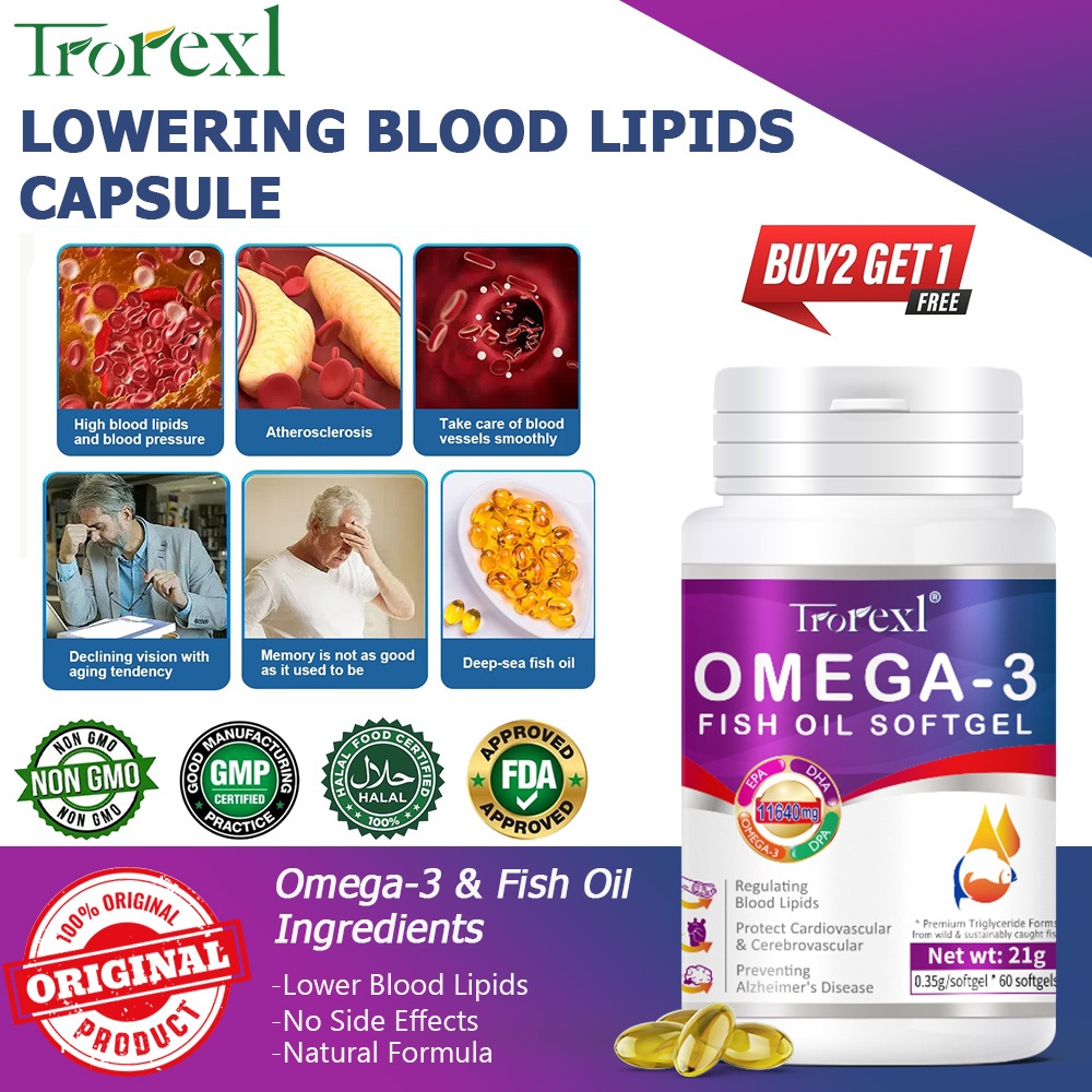 Trorexl【Unblock blood vessels】Vitamin E Reduce blood lipids capsule ...