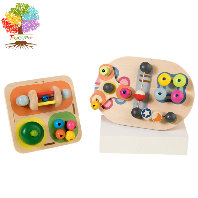 Montessori Busy Board for 1 Year Old, Sensory Toy for Toddlers, Travel ...