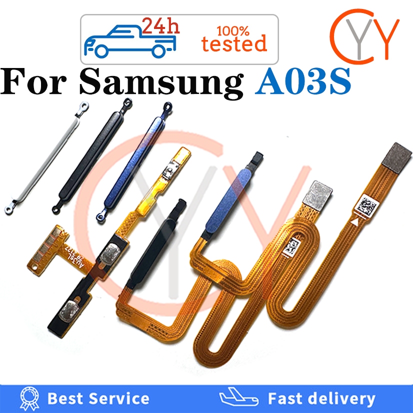 For Samsung Galaxy A03S A037F Back Home Button Fingerprint Scanner ...