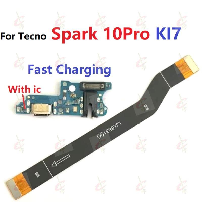 Charging board flex for Tecno Spark 10 Pro Main board Mainboard flex KI7 | Shopee Malaysia