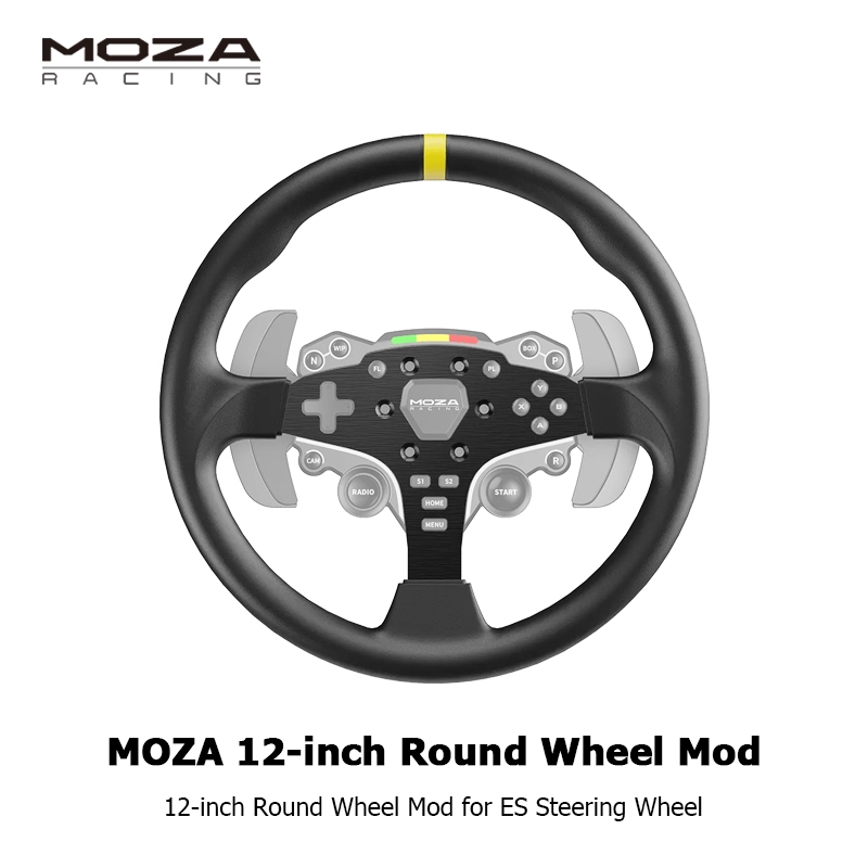 MOZA Racing 12-inch Round Wheel Mod for ES12-inch Round Wheel Mod for ES Wheel | Shopee Malaysia