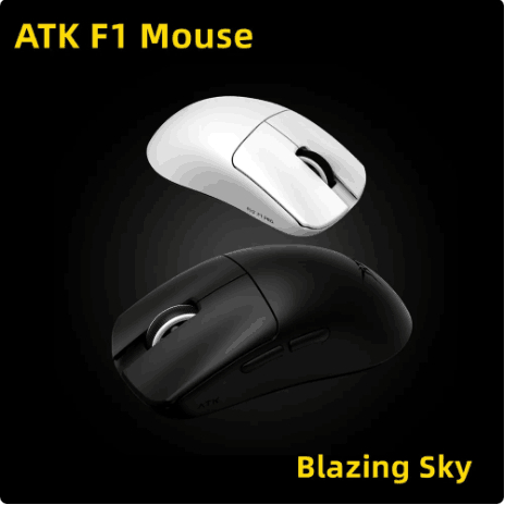 ATK Blazing Sky F1 Series Wireless Mouse Paw3950 Wired/Wireless Dual ...