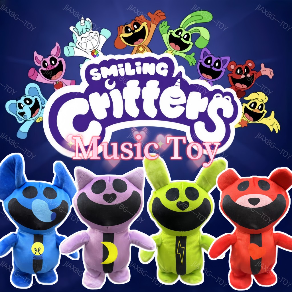 【Inventory】Smiling Critters Plush Toy Poppy Playtime 3 Electric Music ...