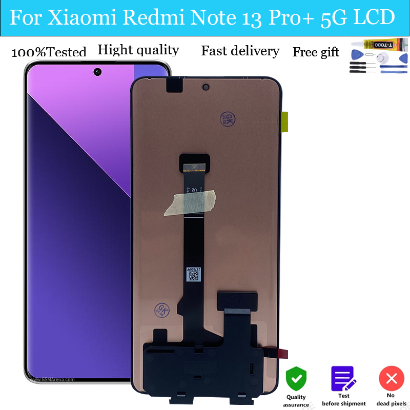 For Xiaomi Redmi Note 13 Pro+ 5G Lcd Display Touch Screen Digitizer For ...