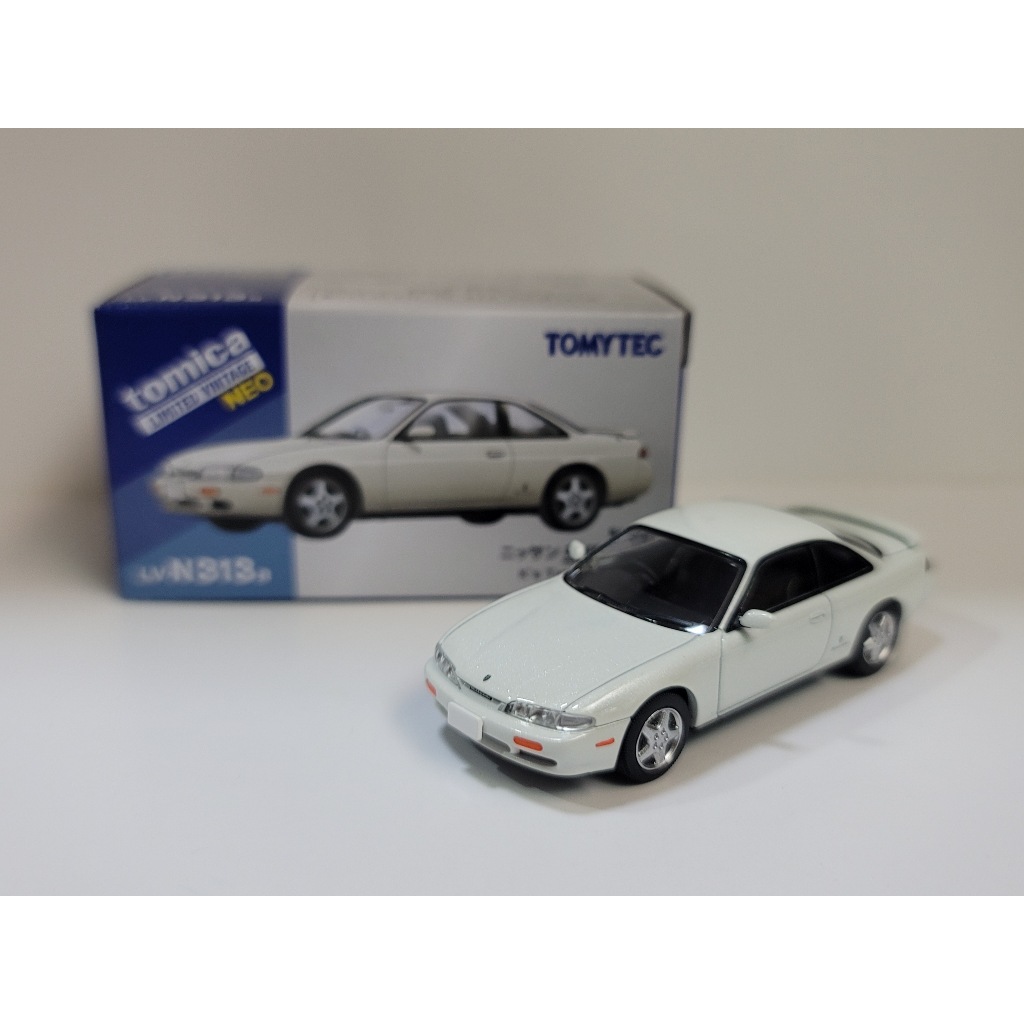 Tomica Limited Vintage Neo Tomytec 1/64 LV-N313a Nissan Silvia K's TypeS (white) 1994 model ...
