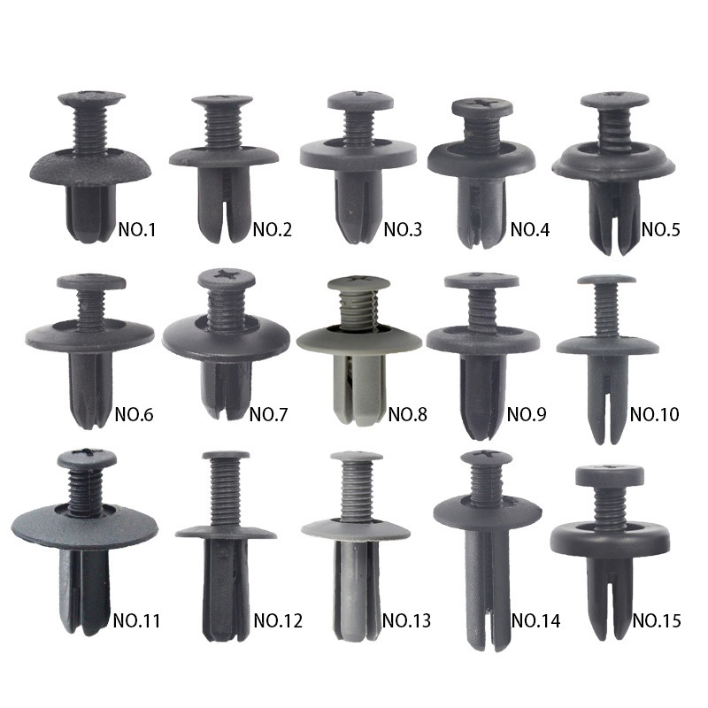30pcs Car Retainer Clips 15 Size Plastic Fasteners Auto Door Trim Panel ...