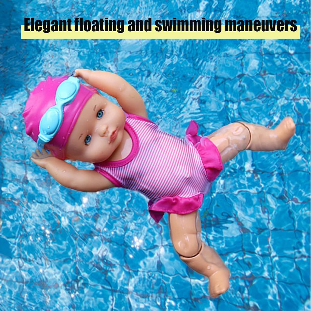2024 New Packaging Waterproof Swimmer Doll, Swimming Baby Doll,Electric ...