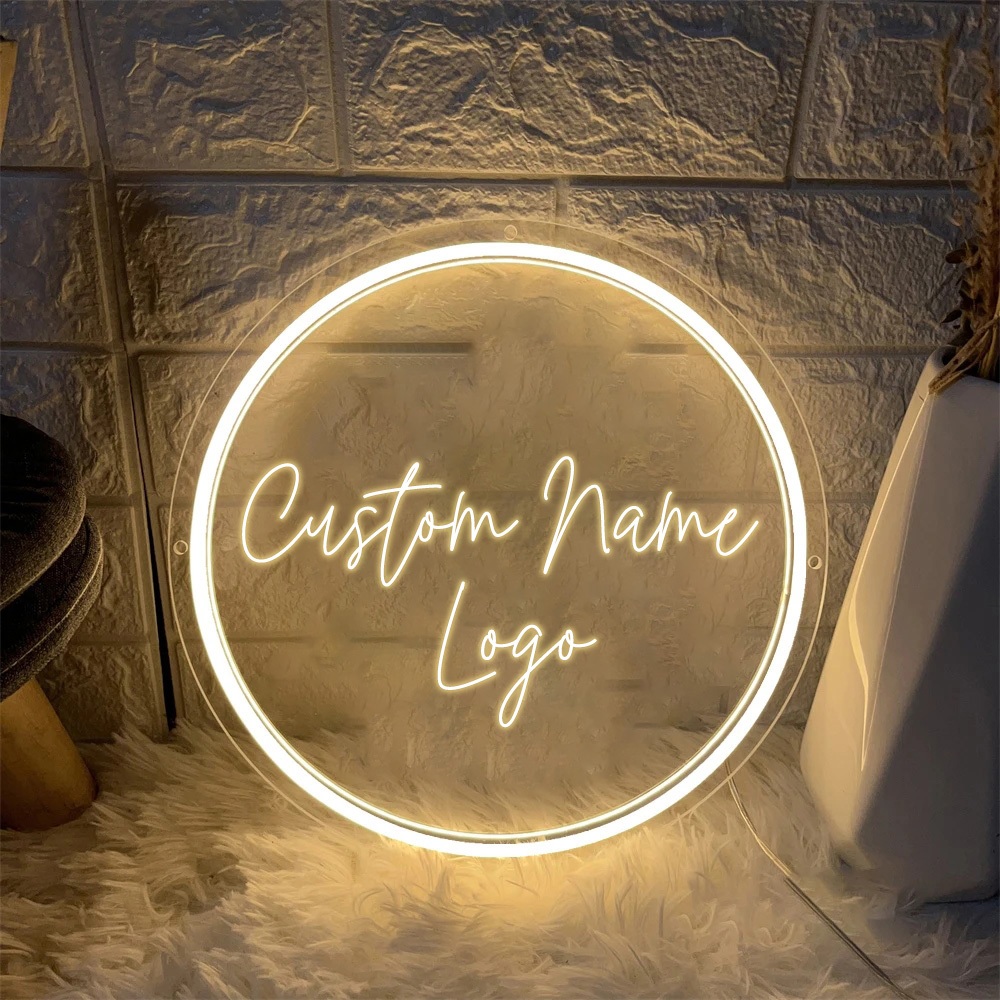 Custom Name / Logo Neon Signs Shop Decoration Customised Wedding Party ...