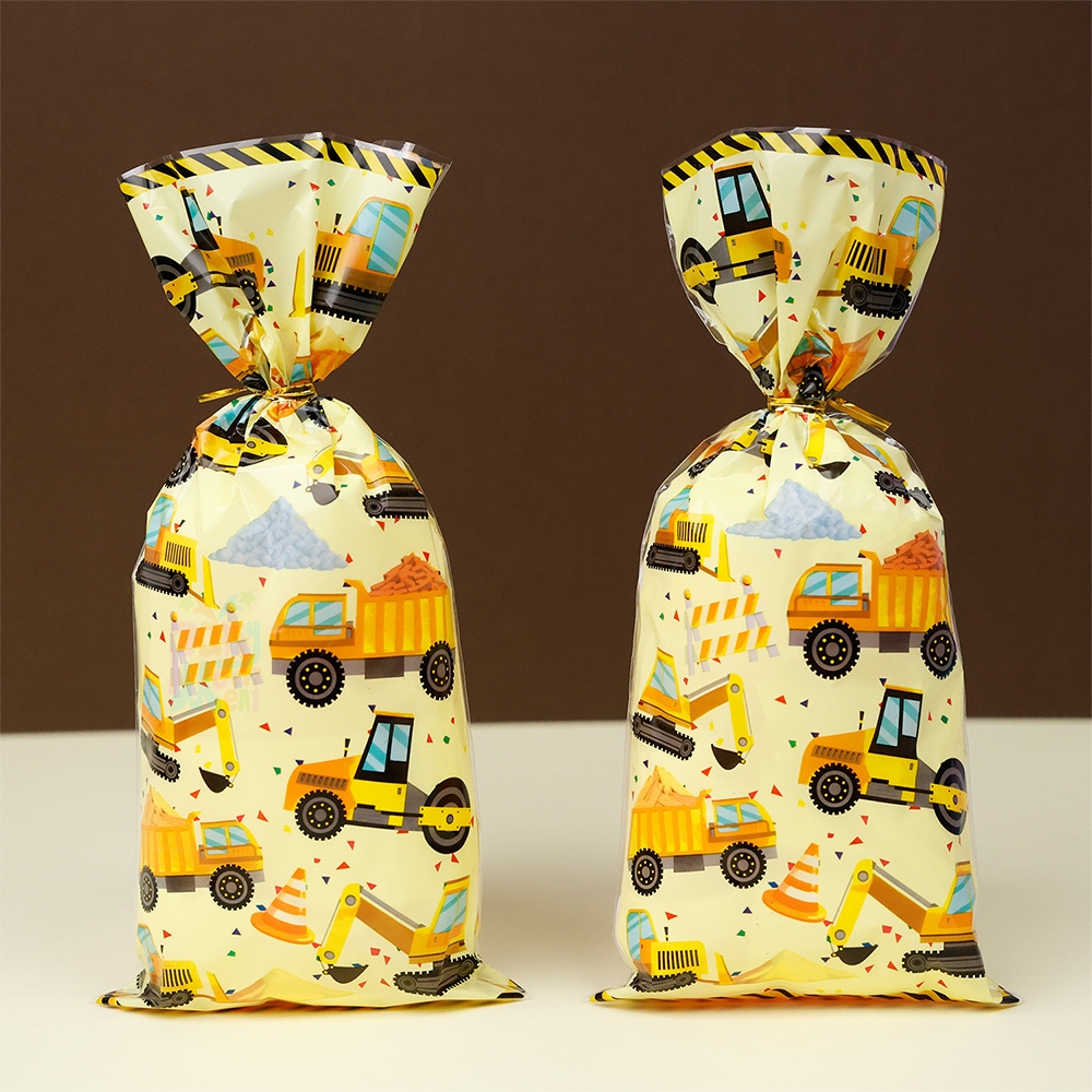 20pcs Construction Watercolor Candy Bag Engineering Vehicle Excavator ...