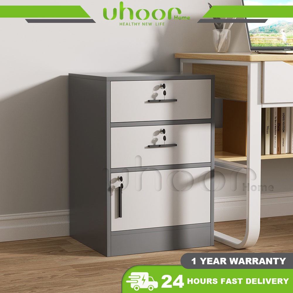 Side Table Bedside Table Meja tepi katil Bedside Cabinet Lock-Side ...
