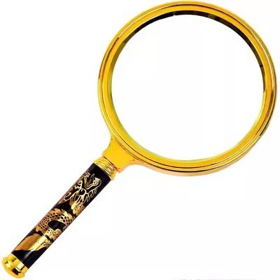 Magnifying glass with golden dragon handle 60/70/80cm mini pocket ...